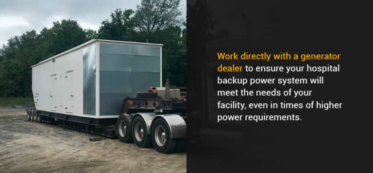 Hospital Backup Generator Requirements | Woodstock Power