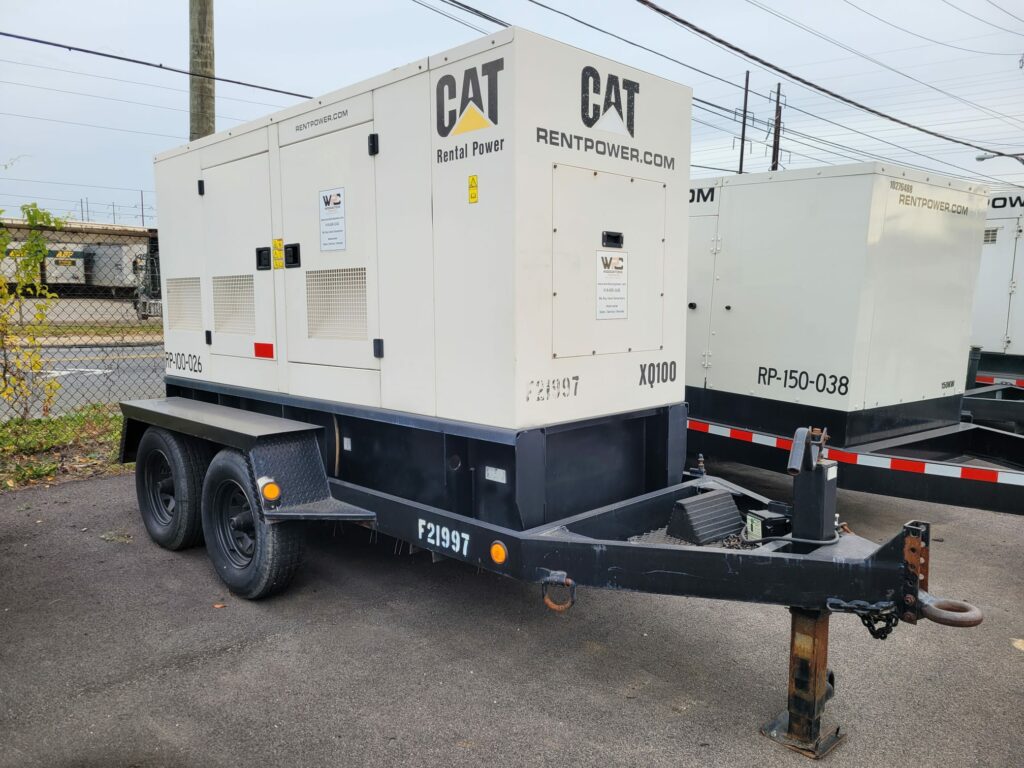 Used 100 kW CAT XQ100 Portable Diesel Generator - EPA Tier 2 ...