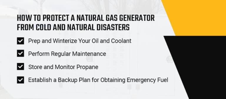 Weather and Natural Disaster Considerations for Natural Gas Generators